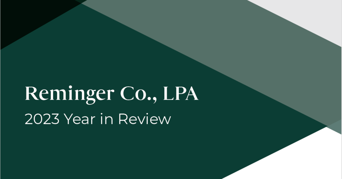 Reminger Co., LPA 2023 Year in Review: Reminger Attorneys at Law